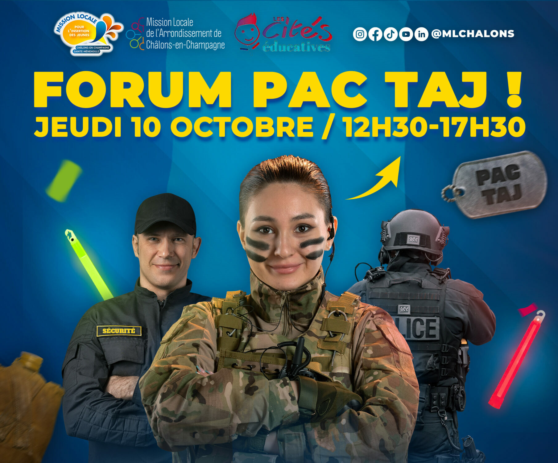 Forum PAC TAJ - 10 octobre 2024 - Info Jeunes Grand Est